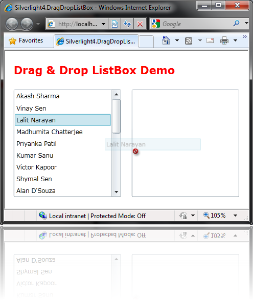 How To Drag And Drop Between Listbox Using Silverlight 4 Toolkit Codeproject